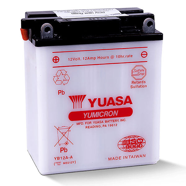 Yuasa YB12A-A Battery - ATV Parts Online (Canada)